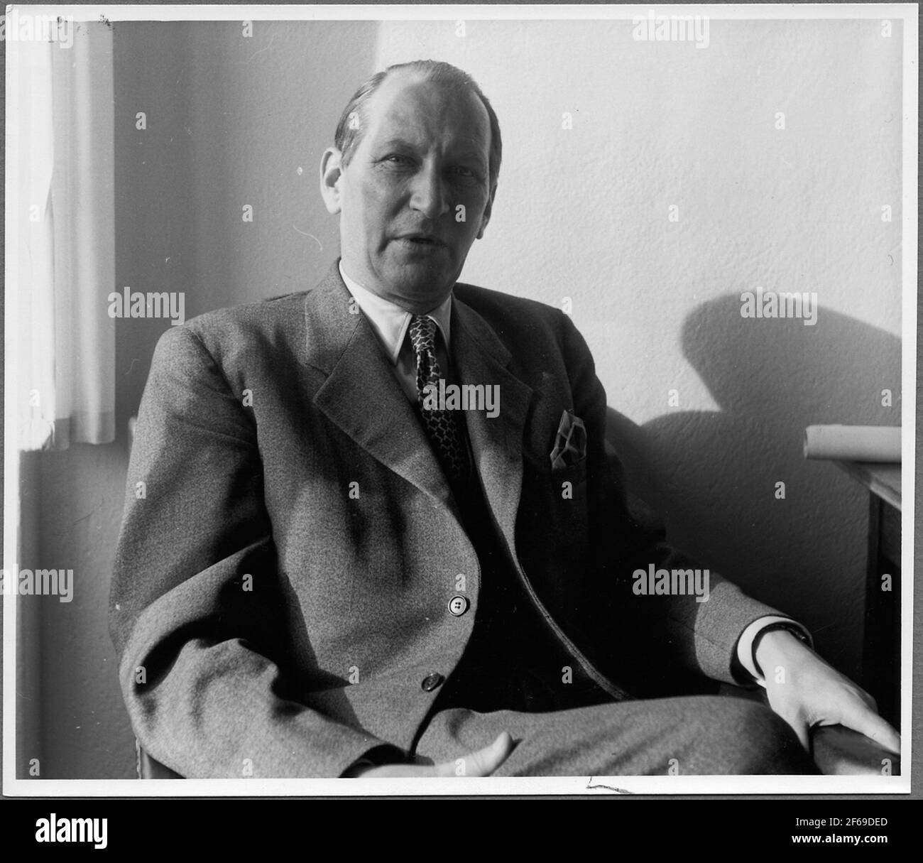 District Manager Bror Gustaf Olof Elwing Stock Photo - Alamy