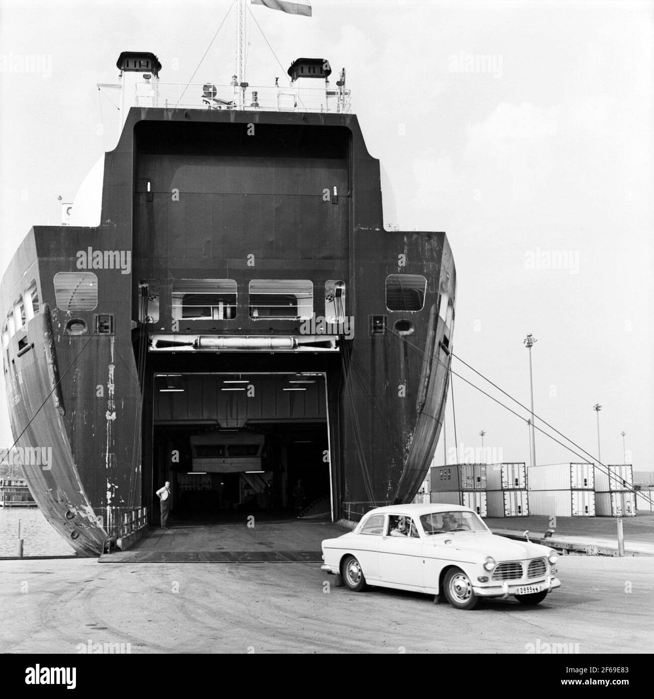 Gothenburg North, Container terminal. M / S Atlantic Star, built in ...