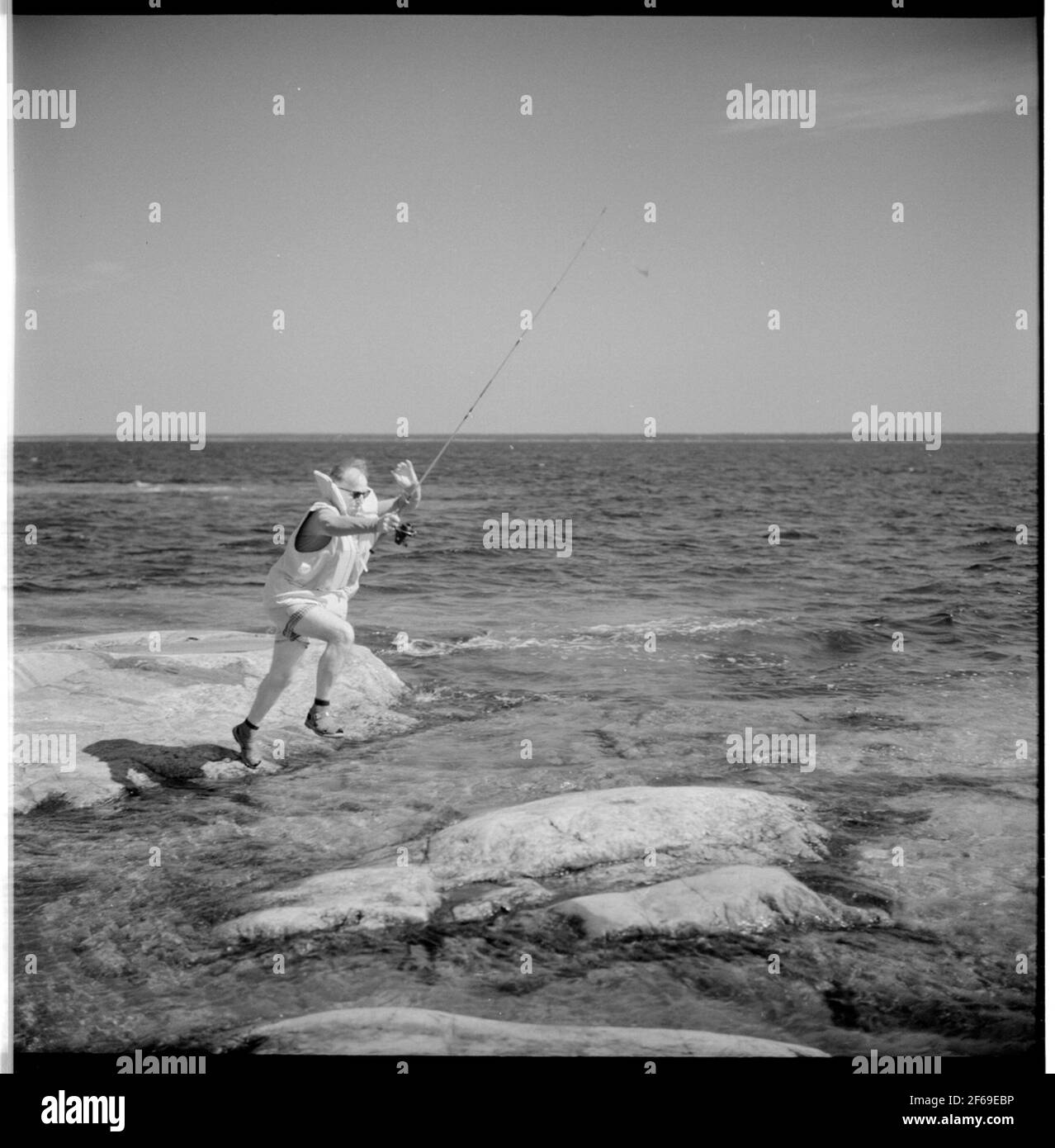 The photographer Eric "Cannon Lundquist fishes in his free time Stock ...