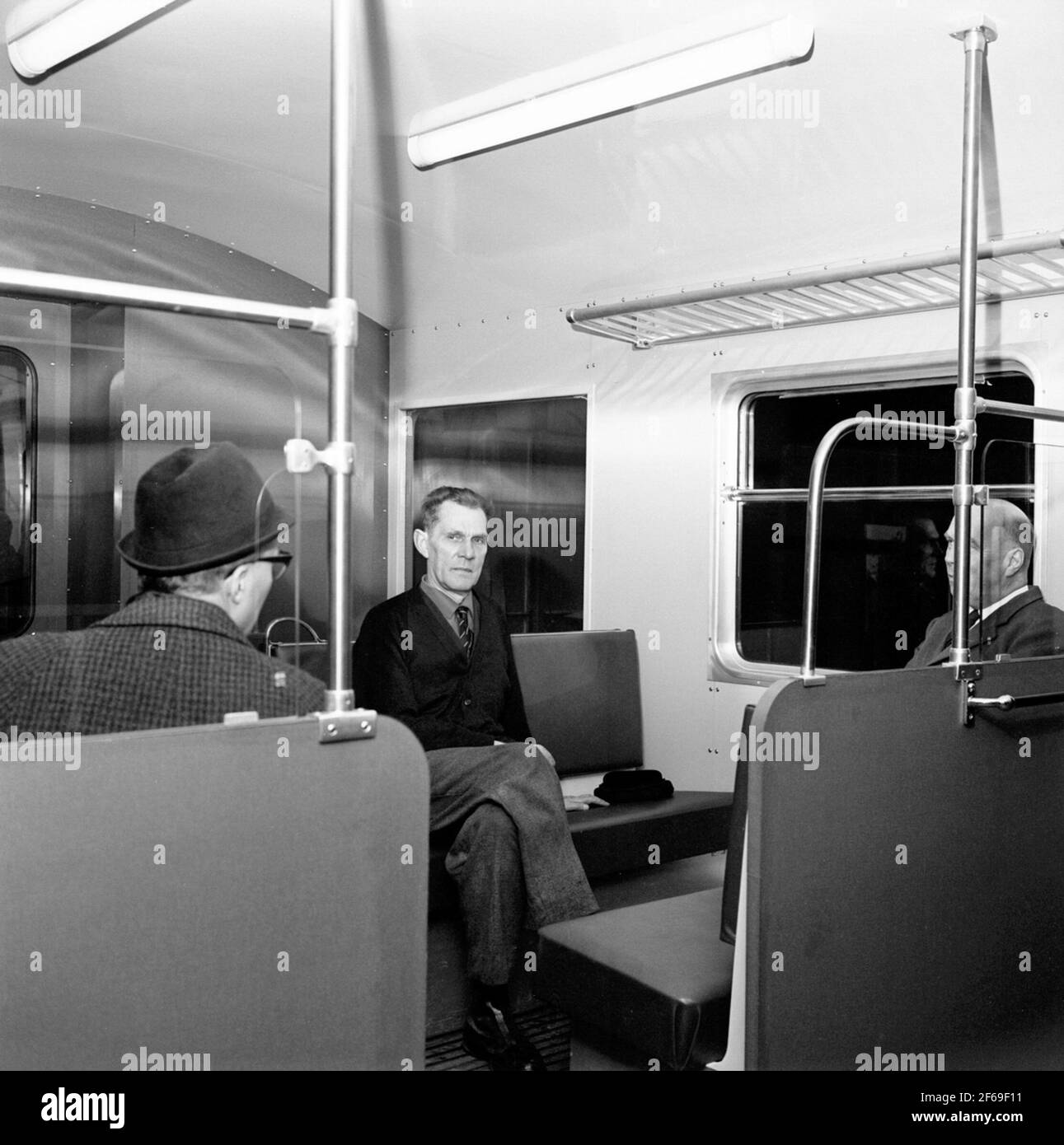 Dummy of suburban train Stock Photo - Alamy