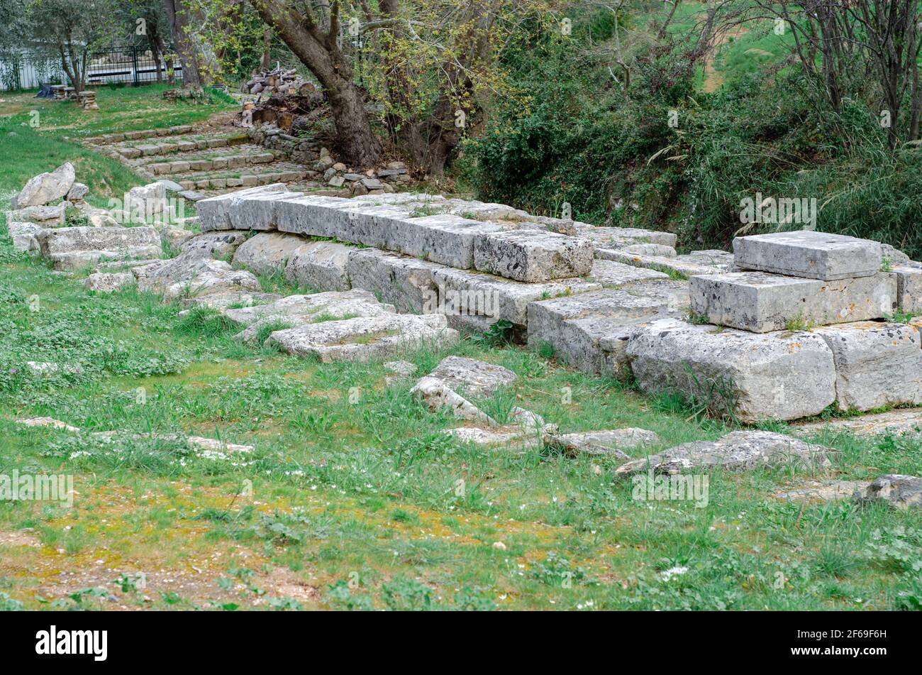 The Amphiareion of Oropos Greece Stock Photo - Alamy