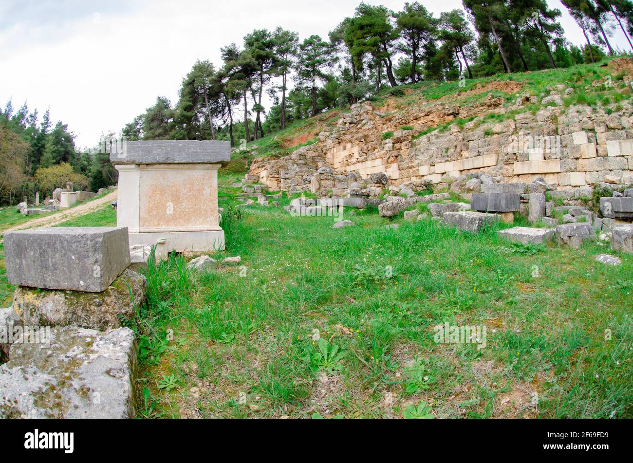 The Amphiareion of Oropos Greece Stock Photo - Alamy