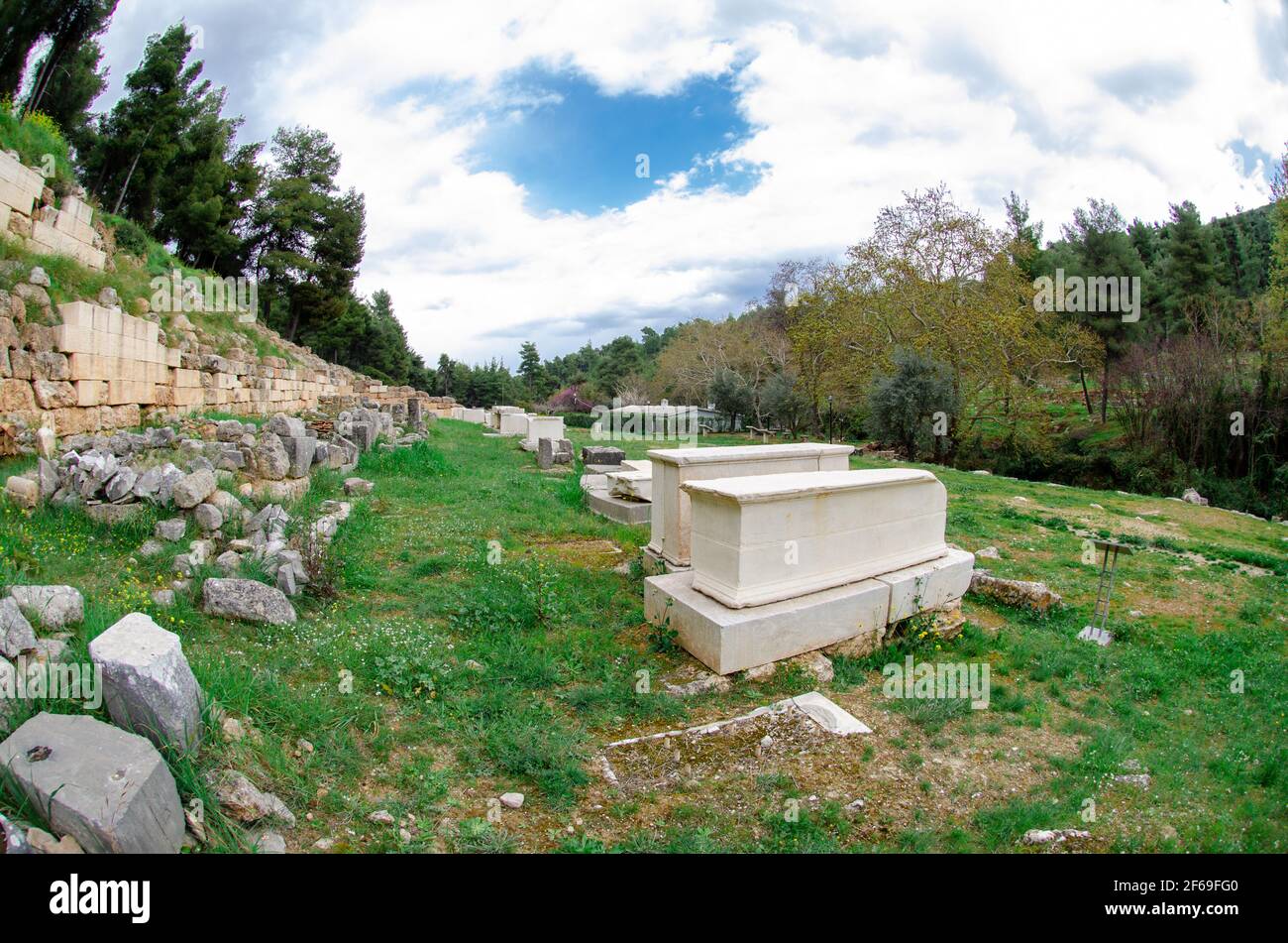 The Amphiareion of Oropos Greece Stock Photo - Alamy