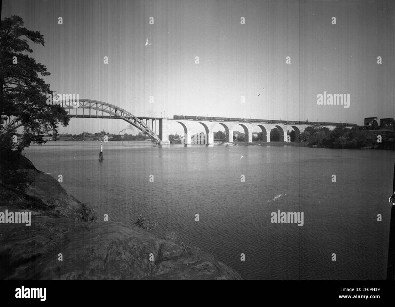 The Årstabron over the Årstaviken Stock Photo - Alamy