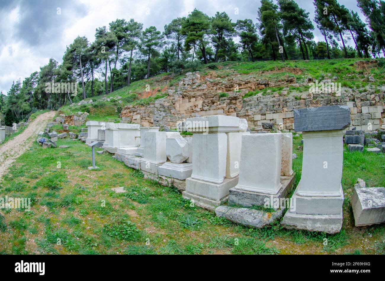 The Amphiareion of Oropos Greece Stock Photo - Alamy