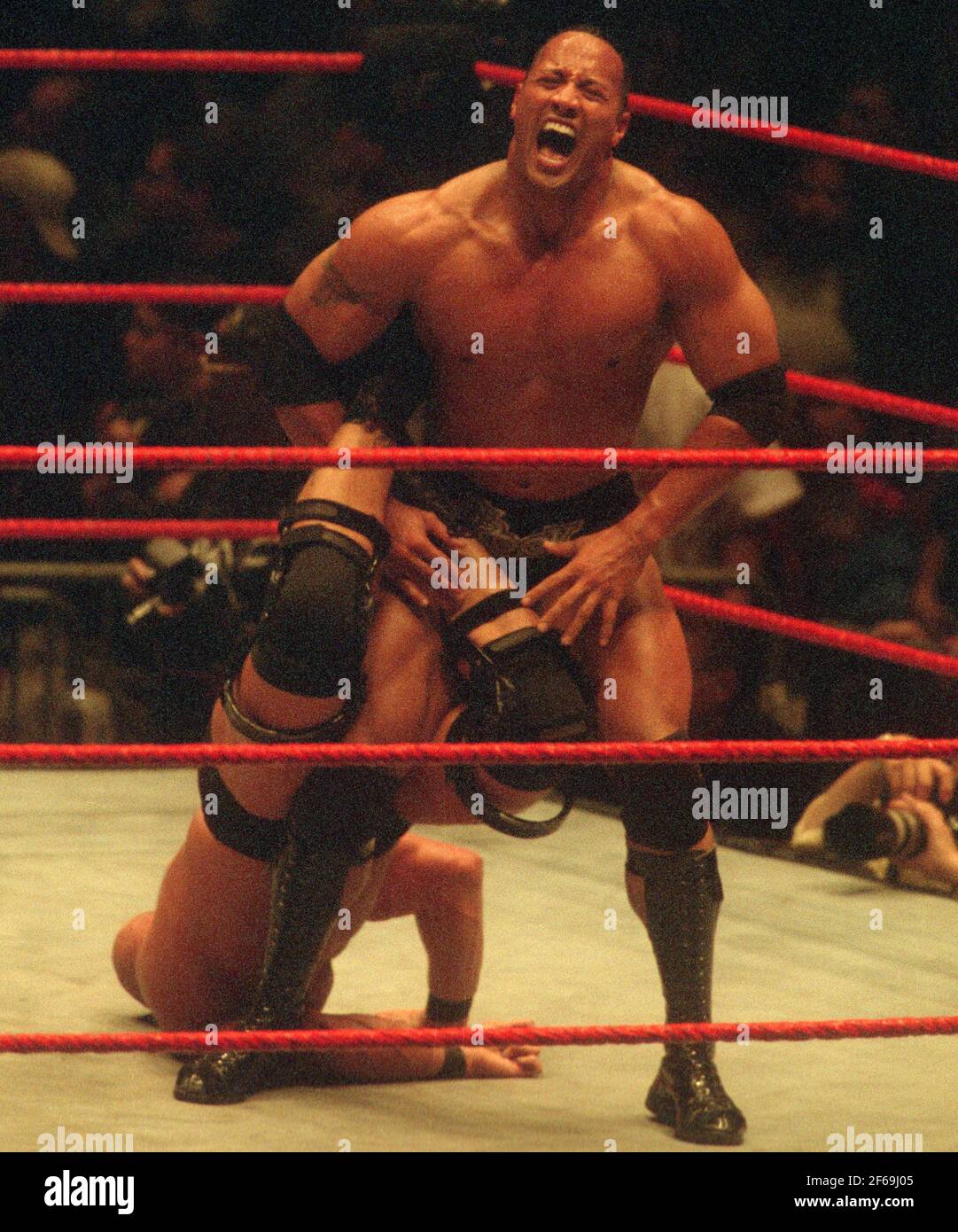 Dwayne The Rock Johnson & Stone Cold 1998 Photo By John Barrett ...