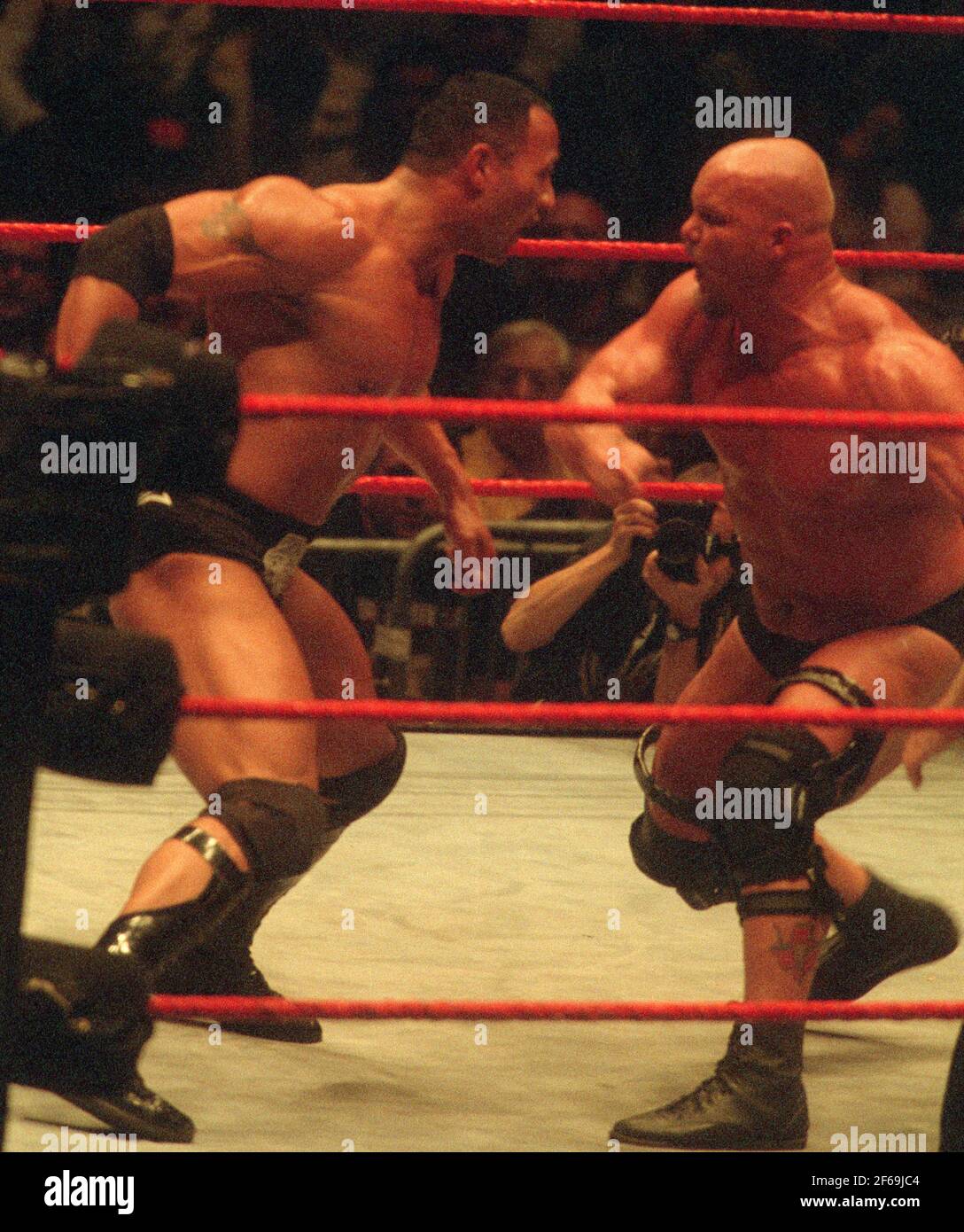 Dwayne The Rock Johnson & Stone Cold 1998 Photo By John Barrett ...