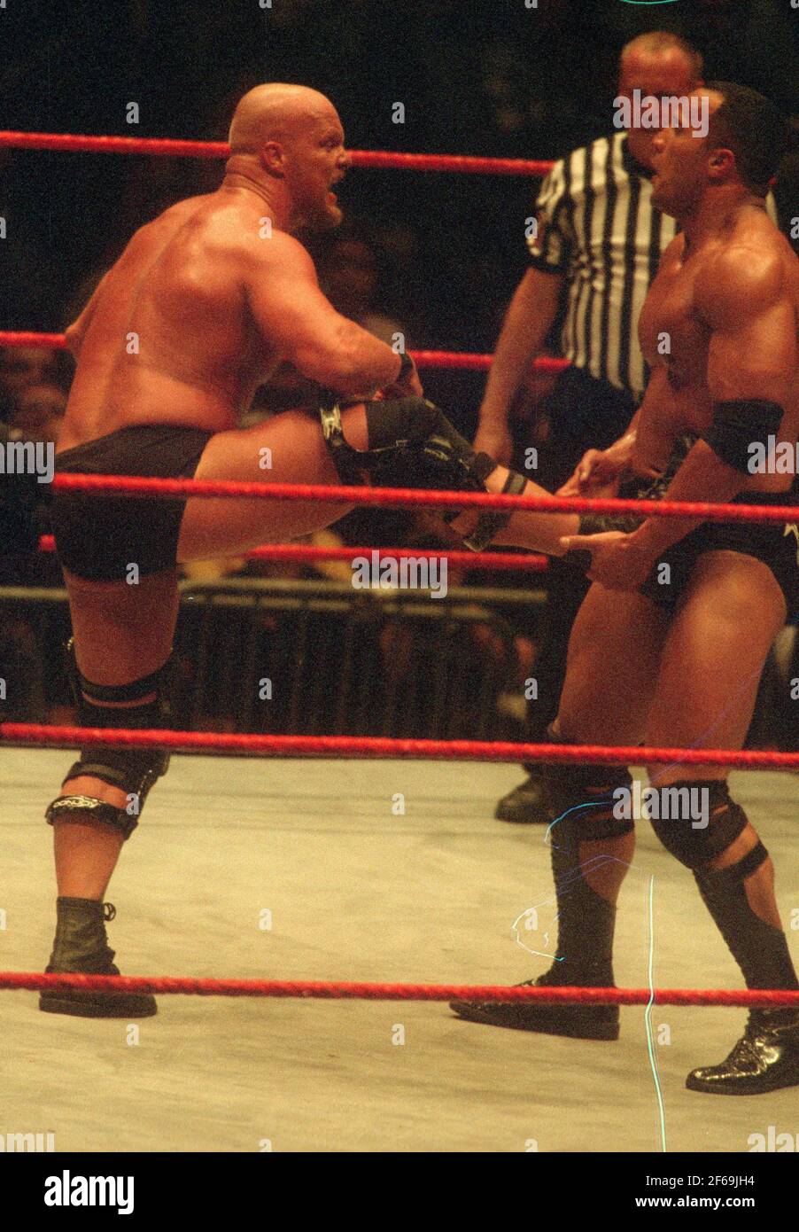 Dwayne The Rock Johnson & Stone Cold 1998 Photo By John Barrett ...