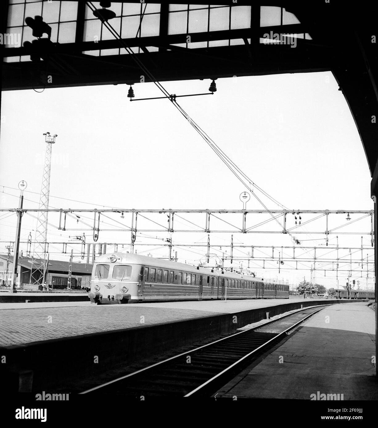 The Express train "Skåningen" at Malmö Central with SJ XOA5 Stock Photo ...