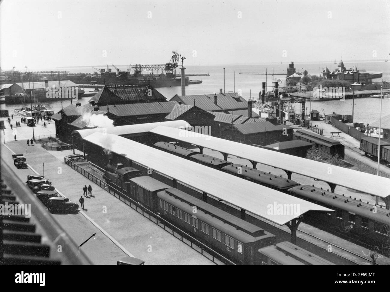 Helsingborg's ferry station Stock Photo - Alamy