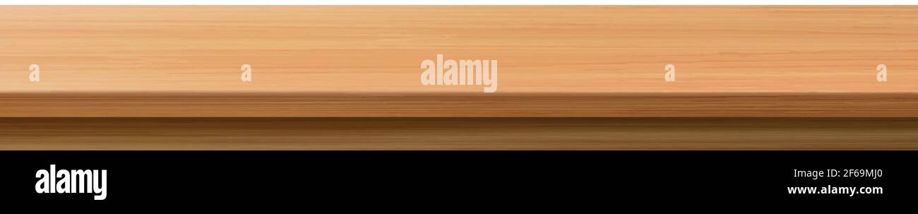 Large table top, solid wood texture, white background - Vector ...