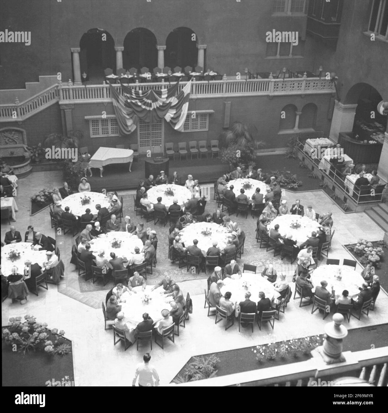 Joint Finish Lunch at Grand Hotel Royal Stock Photo - Alamy