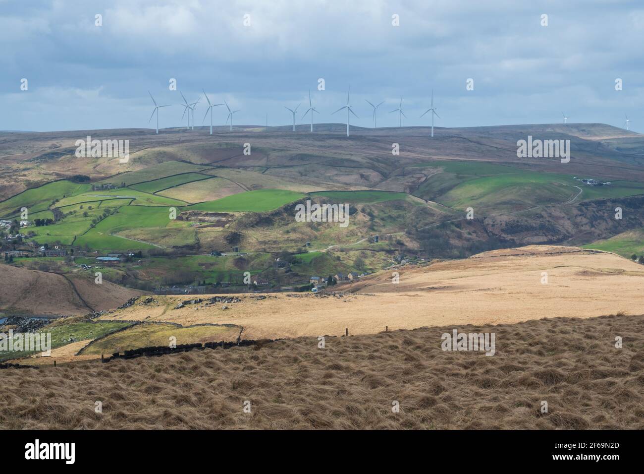 From the White House northwardn the Pennine Way keeps to the higher ...