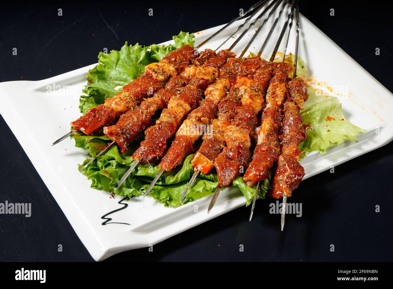 China eating pork barbecue hi-res stock photography and images - Alamy