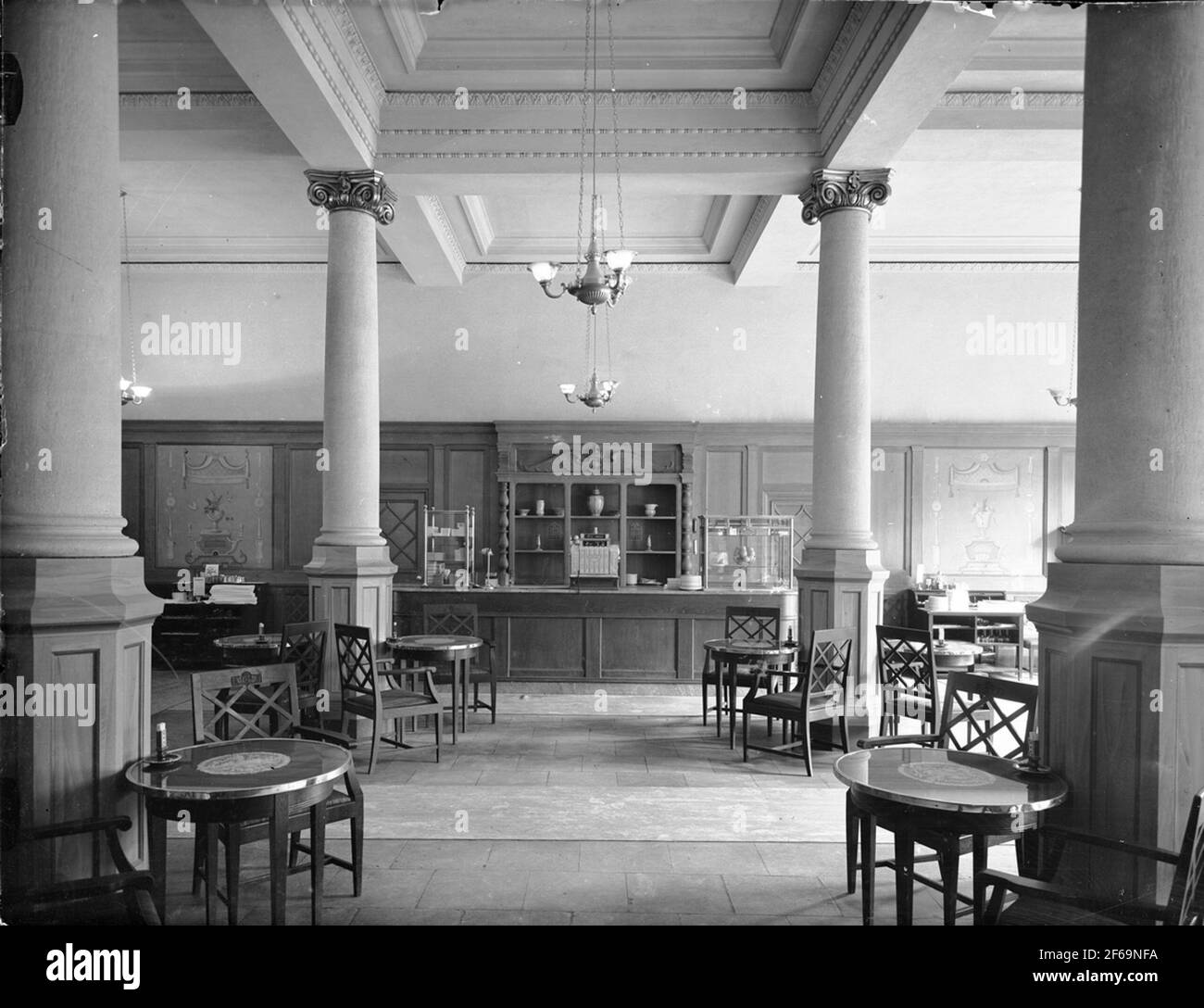 Central station, buffet on the terrace Stock Photo - Alamy