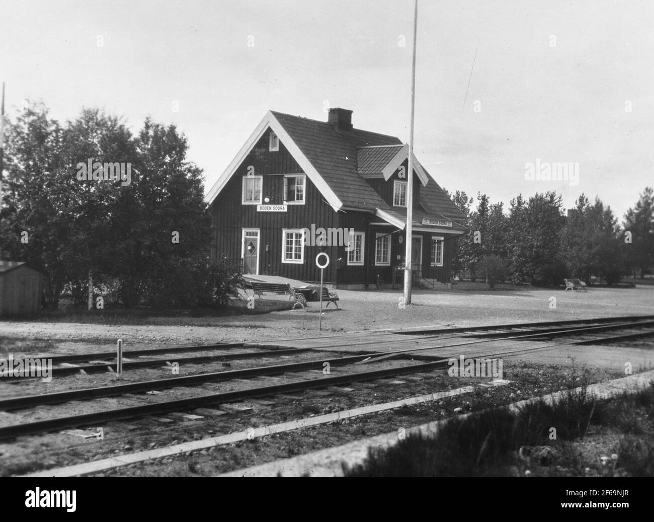 Sweden, Norrbotten, Norrbotten, Boden, Boden, Boden S (depicted, town ...