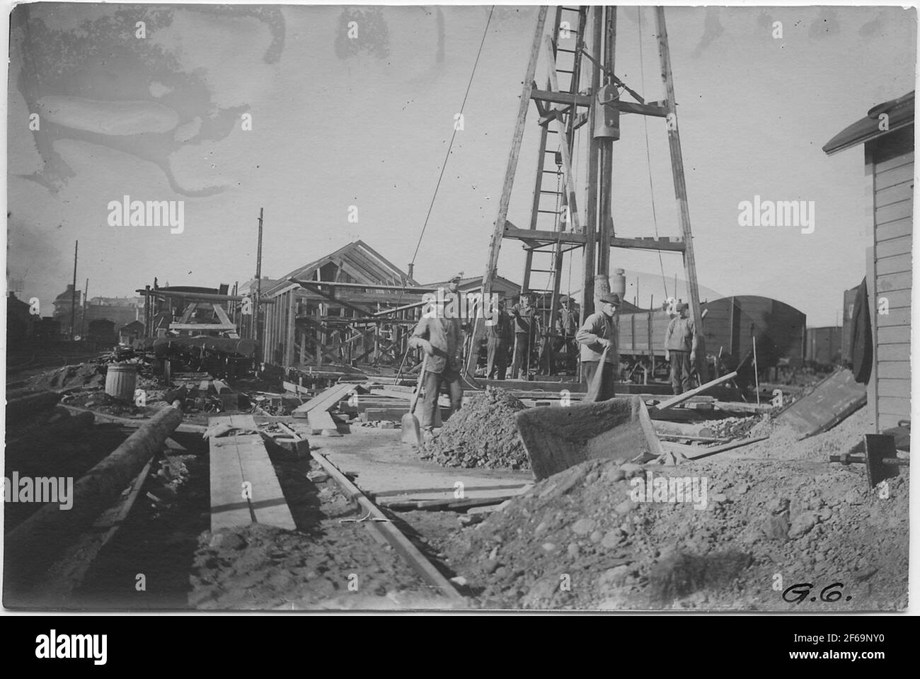Steam Central Build at Gothenburg Station Stock Photo - Alamy