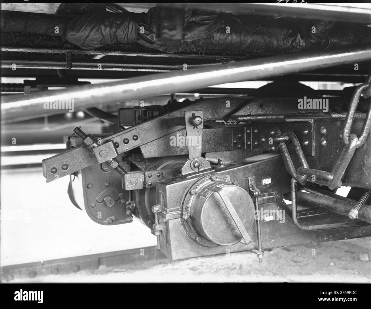 Generator for electrical lighting in passenger car Stock Photo - Alamy