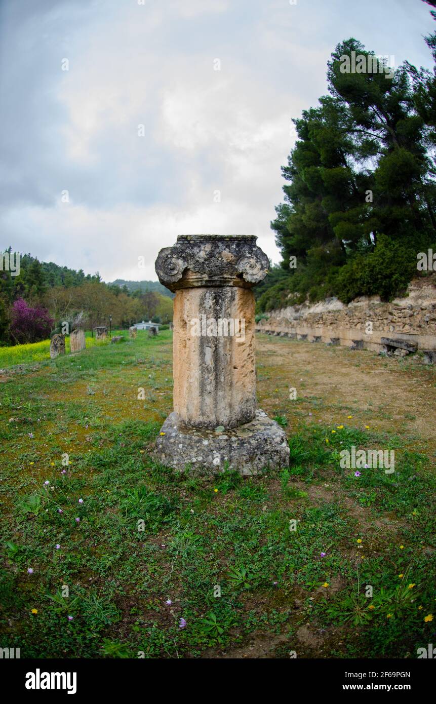 The Amphiareion of Oropos Greece natural erosion, physical and chemical ...