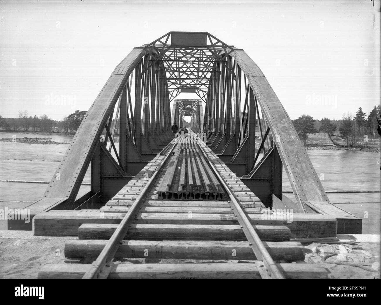 Bridge over Dalälven Stock Photo - Alamy