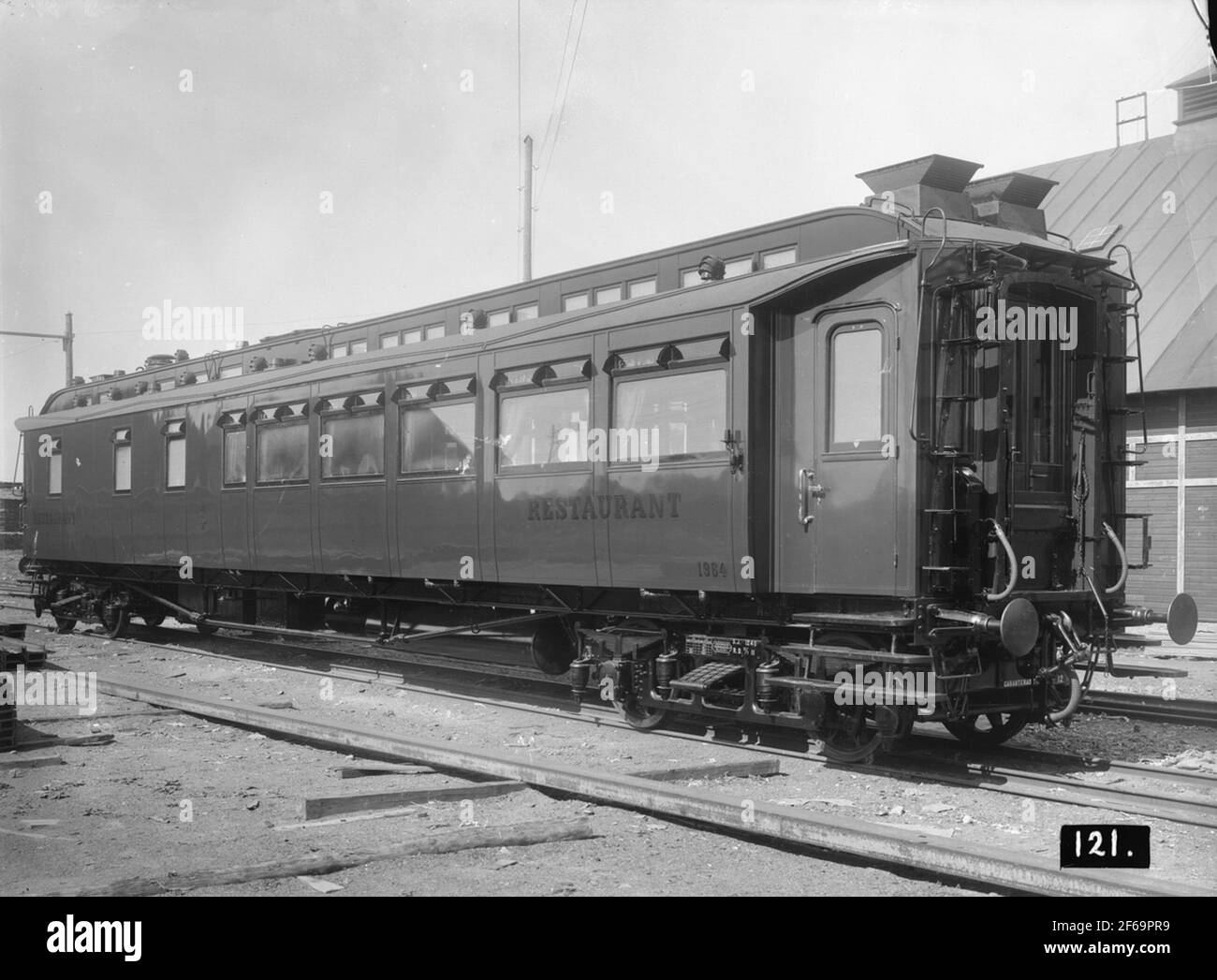 The state railways, SJ ABO3 1964. AB Svenska Railway workshops Stock ...