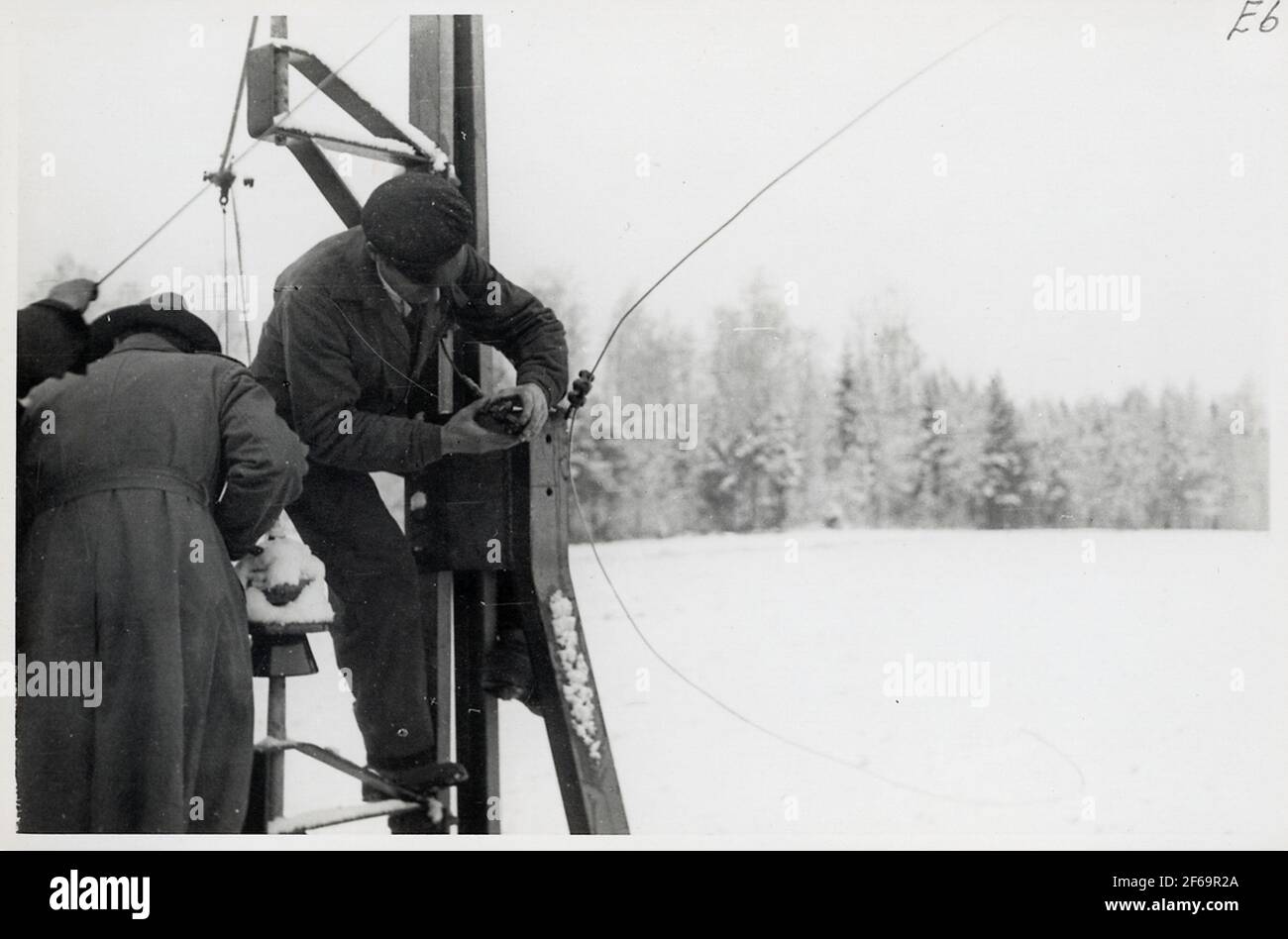 Wiring assembly of line for electrification Stock Photo - Alamy