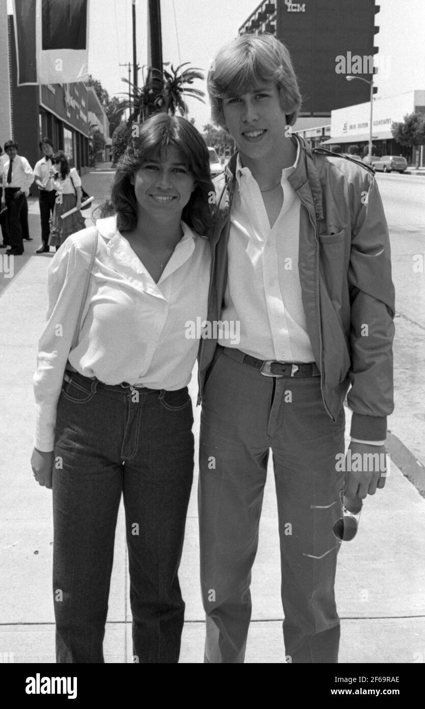 Nancy McKeon and Phillip McKeon April 25, 1982. Credit: Ralph Dominguez ...