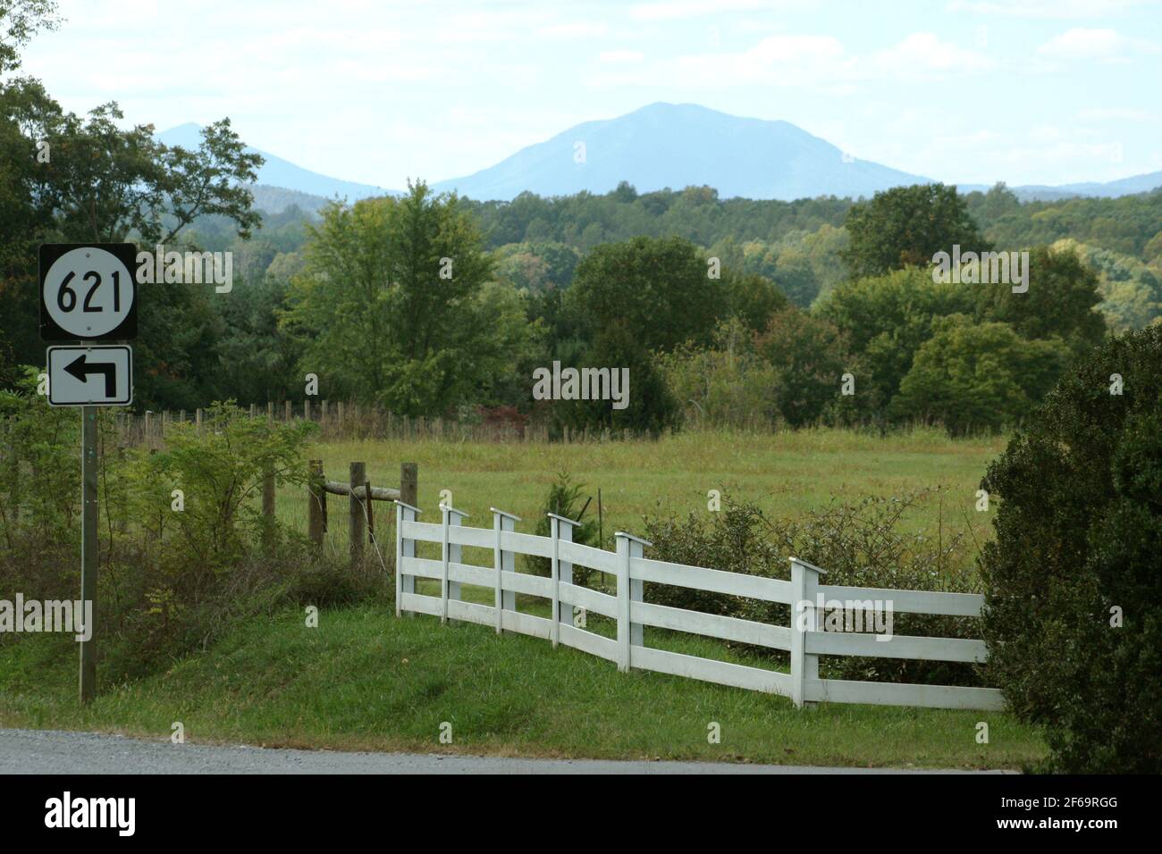 Summer landscape near the Blue Ridge Mountains, VA, USA Stock Photo - Alamy