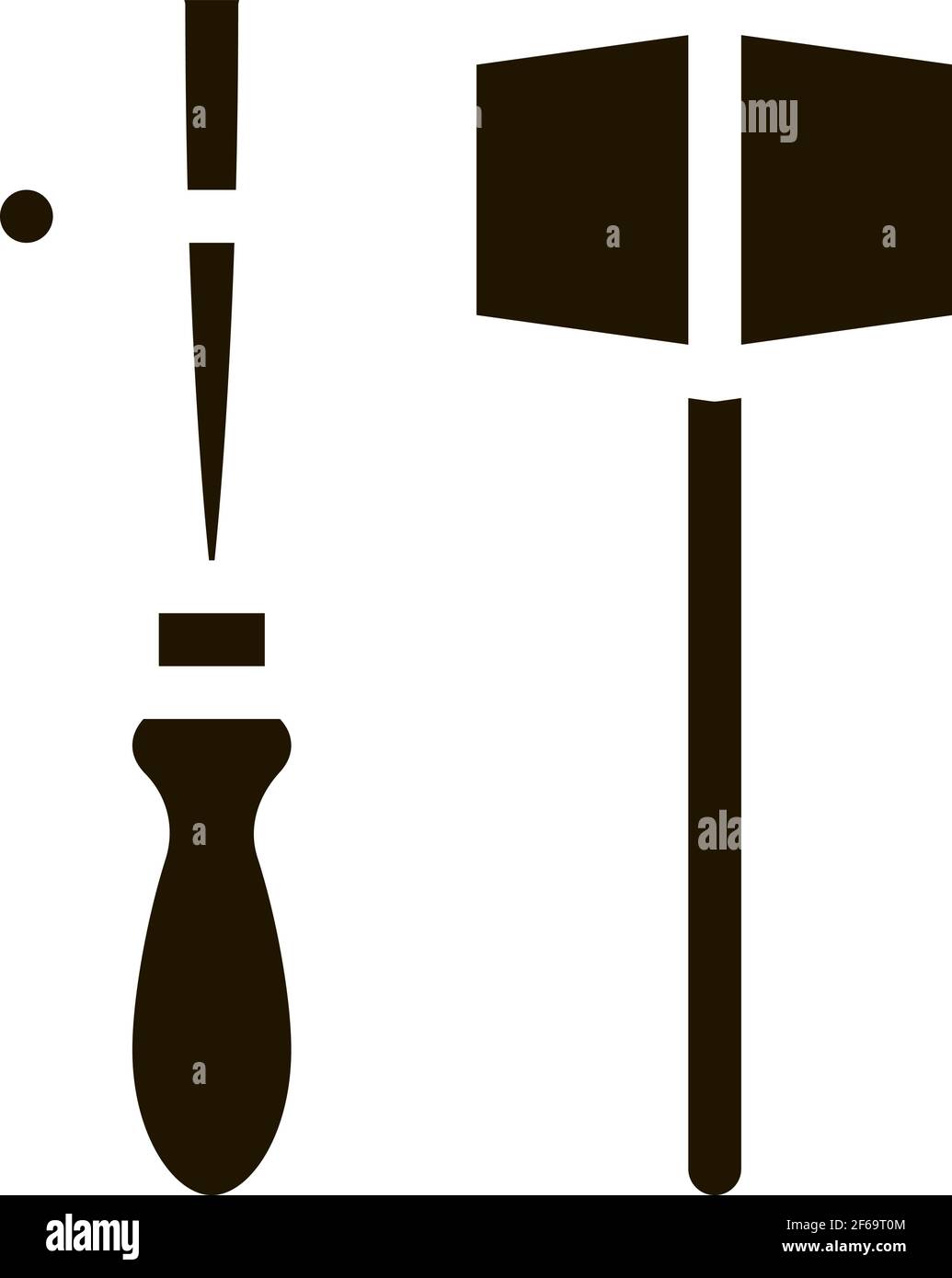 Leather tools illustration hi-res stock photography and images - Alamy