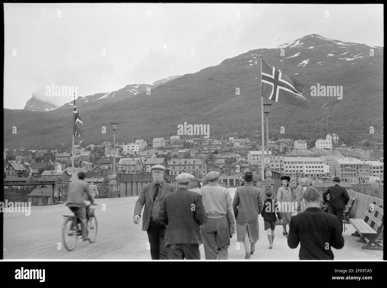 View of Narvik and surrounding area Stock Photo - Alamy