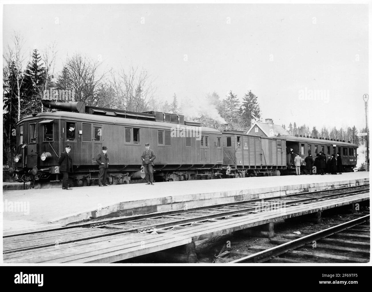 Diesel electric rail bus hired by the state's railways between 1921 ...