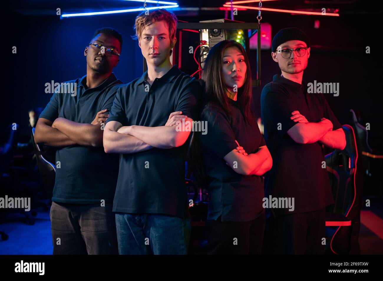 To represent the teams at the grand esports tournament, multinational ...