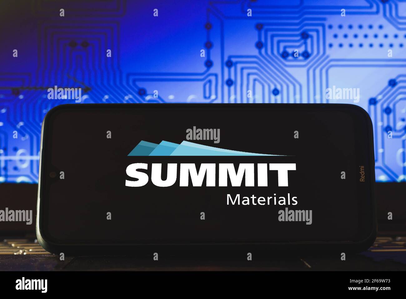 Brazil. 23rd Mar, 2021. In this photo illustration Summit Materials ...