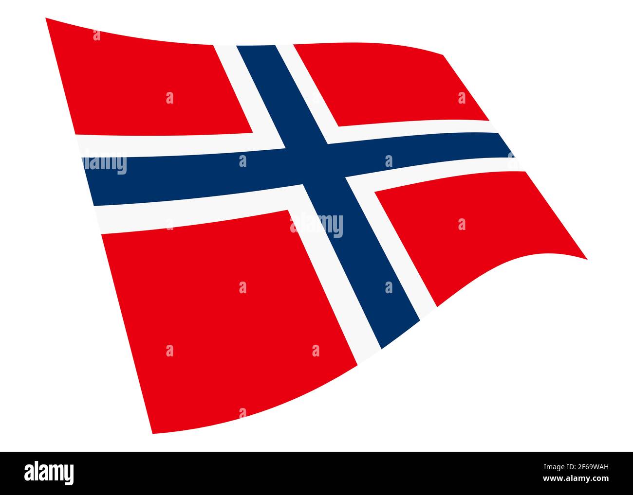 Norway flag waving hi-res stock photography and images - Alamy