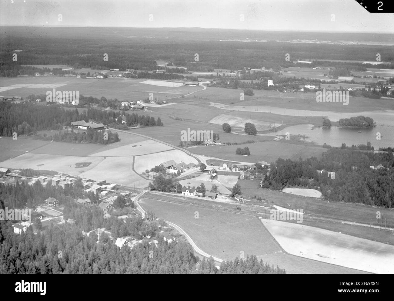 Aerial view of station Stock Photo - Alamy