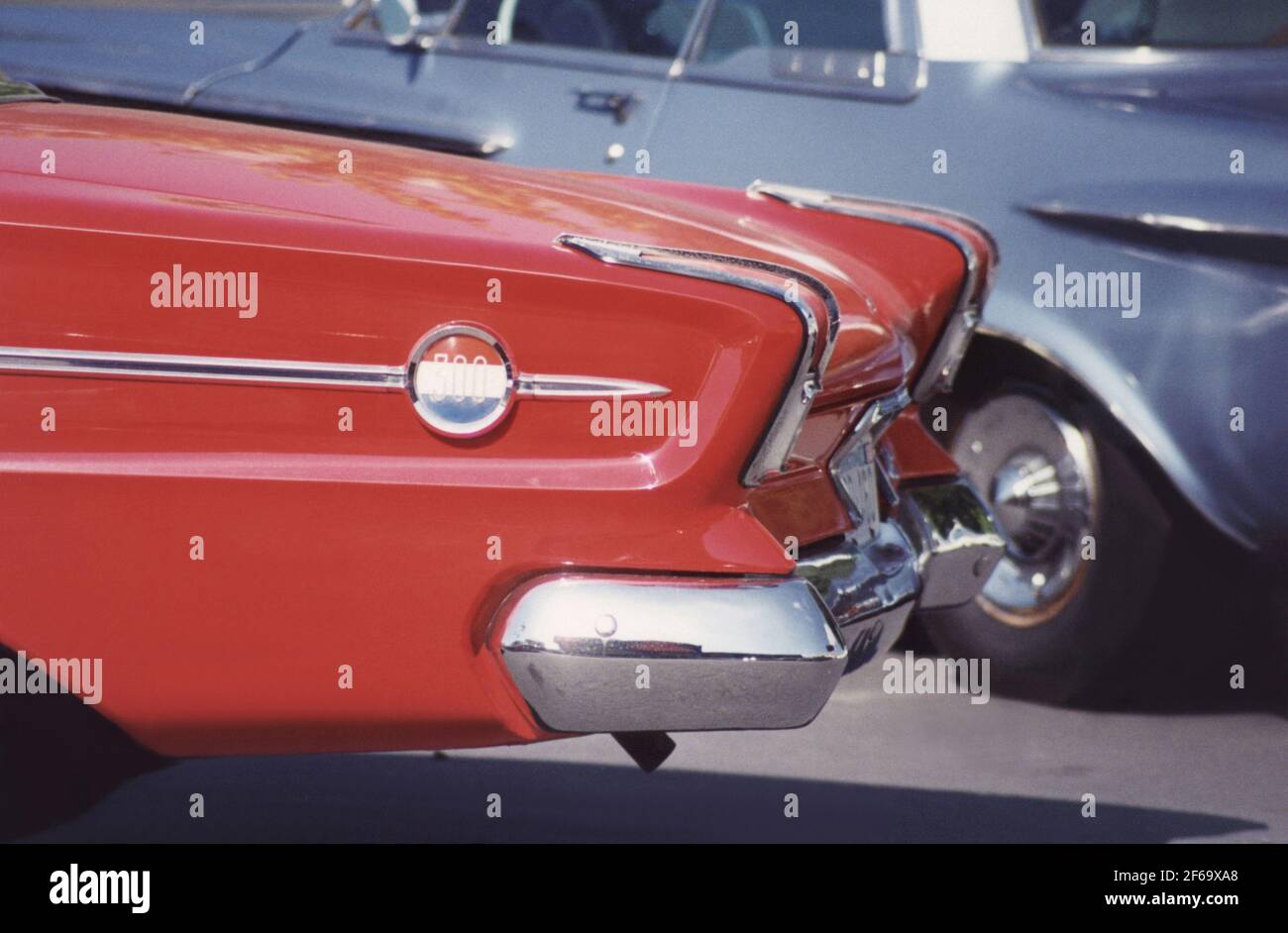 1962 Chrysler 300 rear tail fins Stock Photo - Alamy