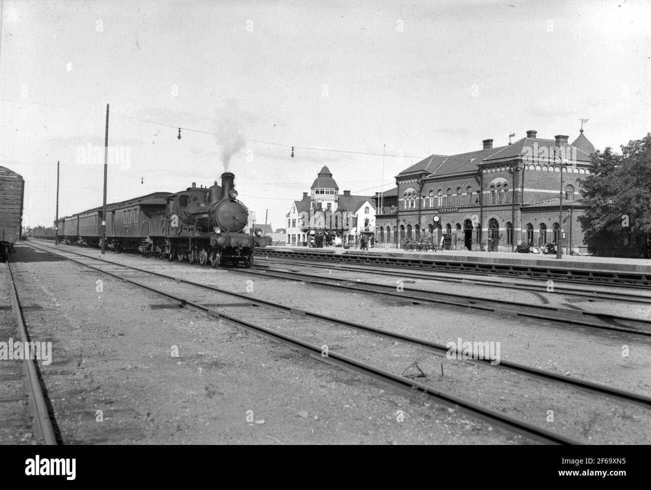 The station with BAJ train Stock Photo - Alamy