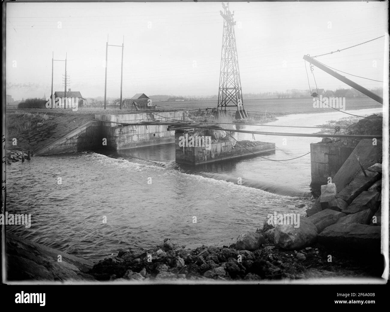 Construction of railway bridge over Segeån, Malmö Stock Photo - Alamy