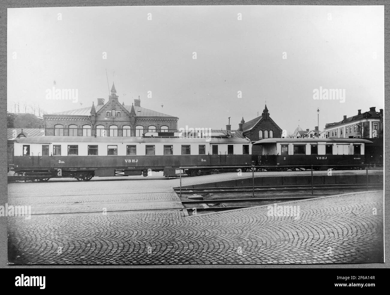 Varberg - Borås - Herrljunga railway, VBHJ MBC0 3 and VBHJ BF 65 Stock ...