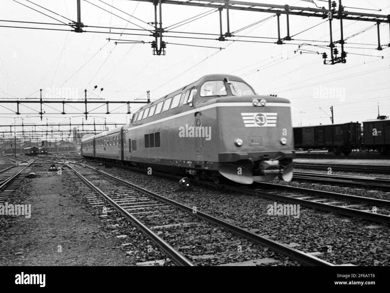 The state's railways, SJ Y3. "The camel Stock Photo - Alamy