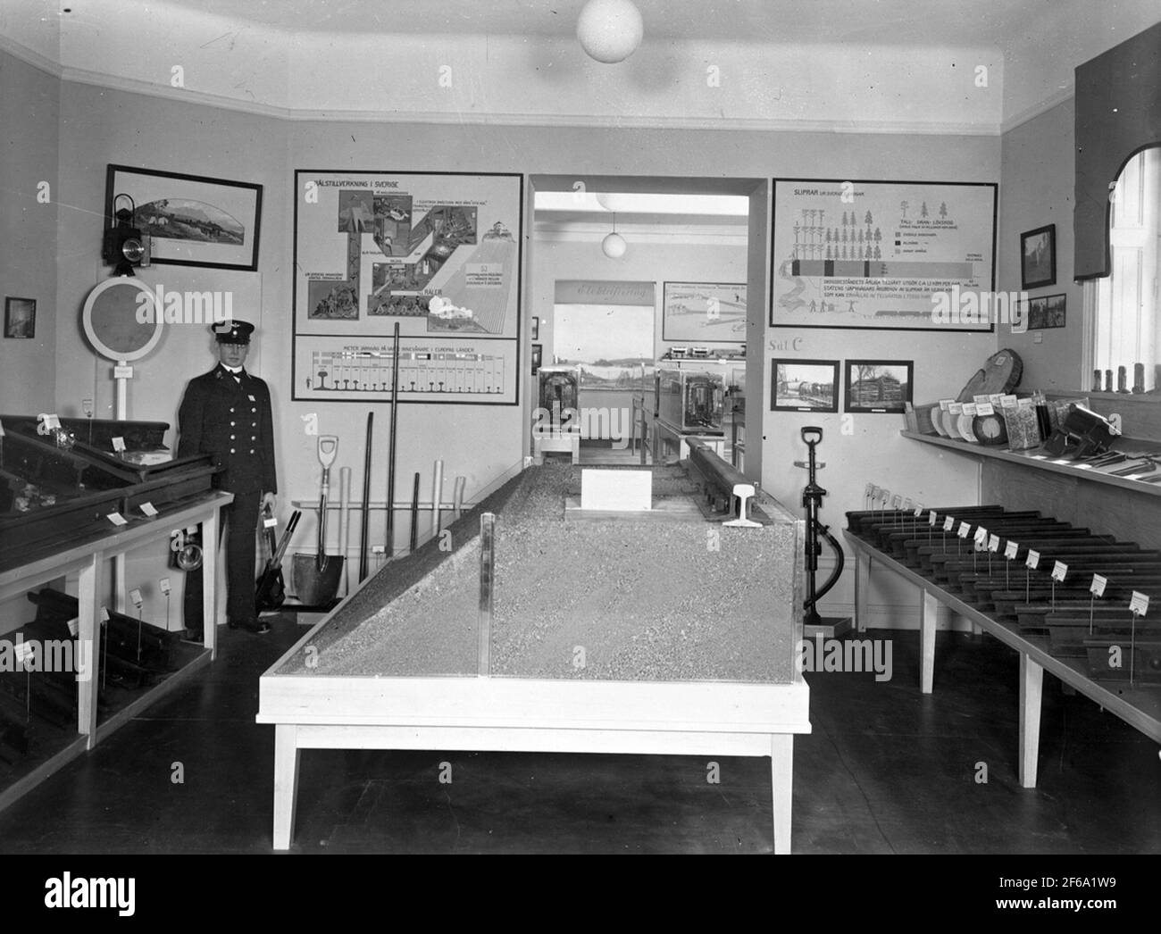 Rail room, railway museum Stock Photo - Alamy