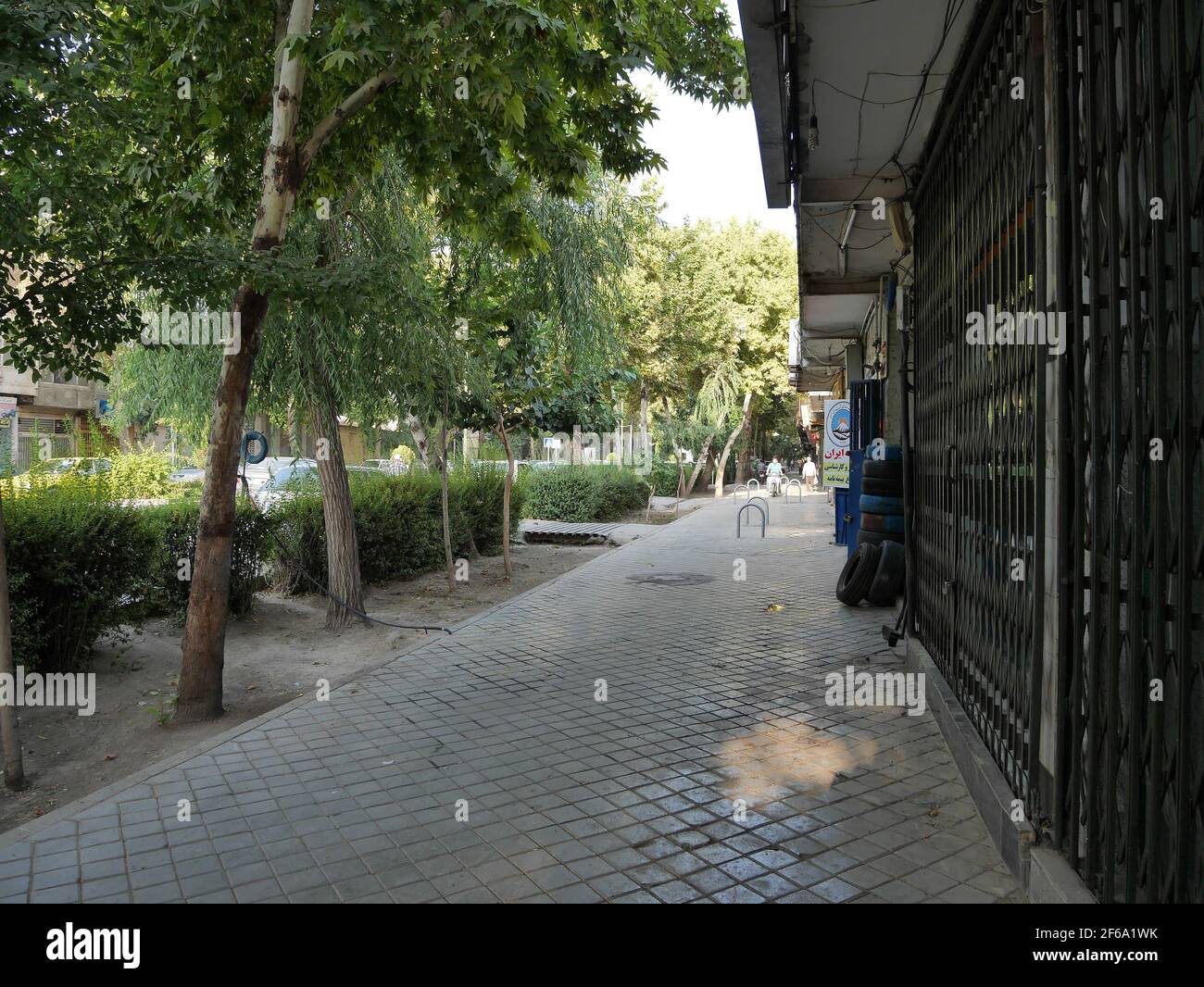 isfahan, iran - march 18, 2016: photo in the street of isfahan city ...