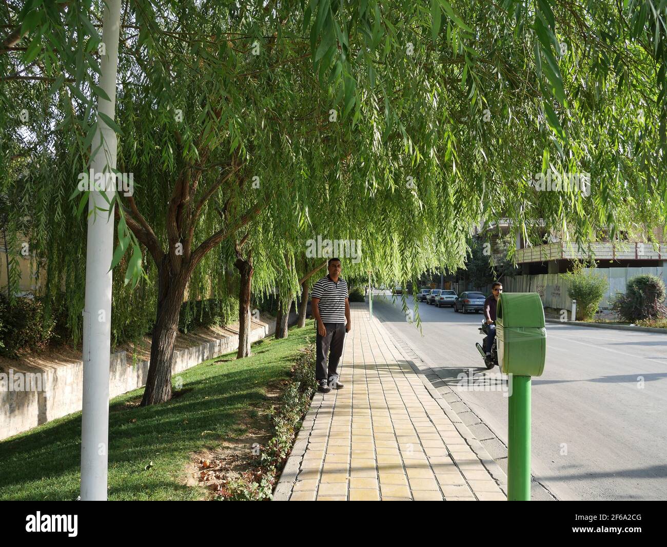 isfahan, iran - march 18, 2016: photo in the street of isfahan city ...