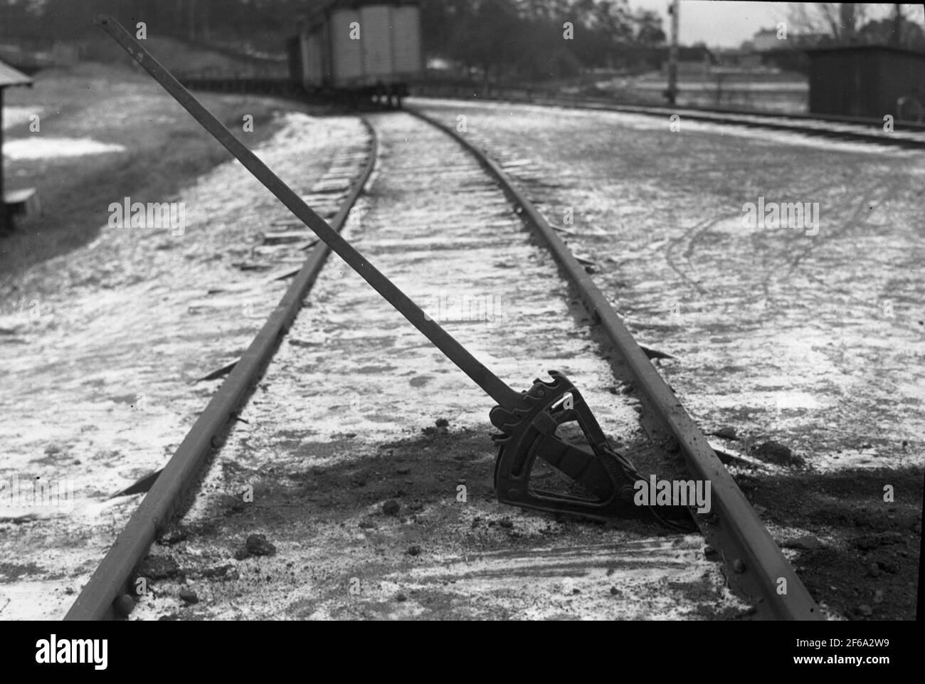 Track lifting; Railway Museum. Sheet no. 1218 Stock Photo - Alamy