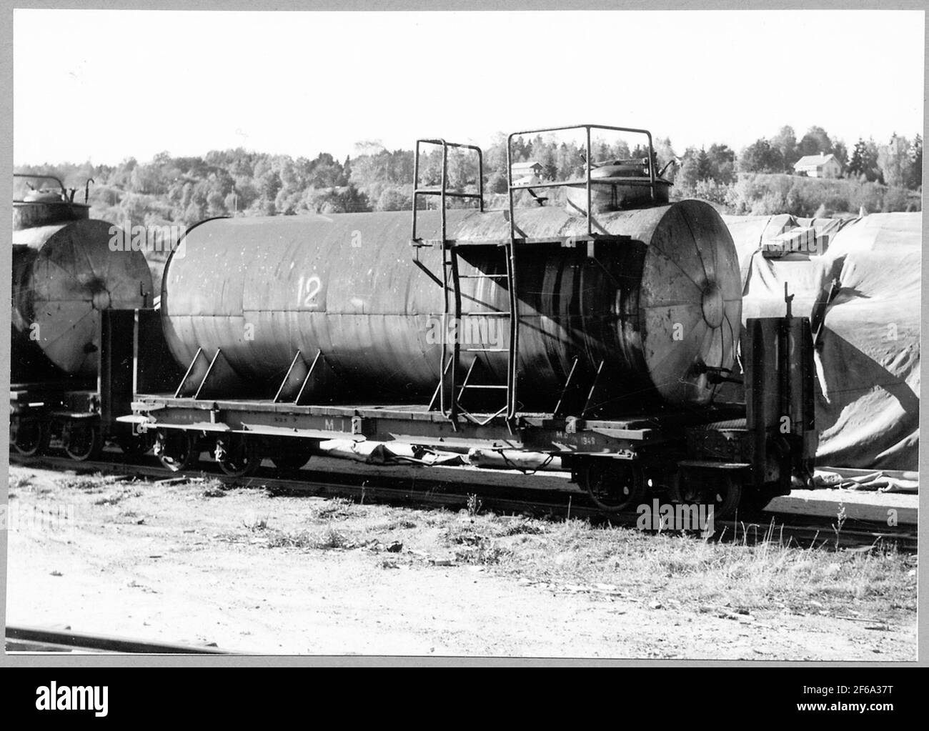 Munkedals rail, MJ Tank carriage 12 Stock Photo - Alamy