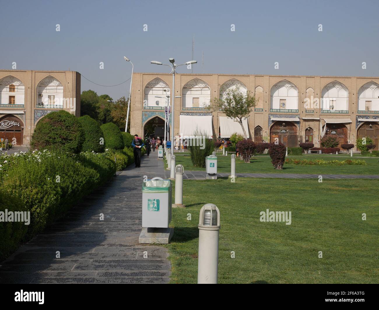 isfahan, iran - march 18, 2016: photo in the street of isfahan city ...