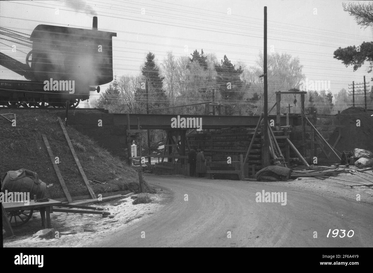 Construction site in poland Black and White Stock Photos & Images - Alamy