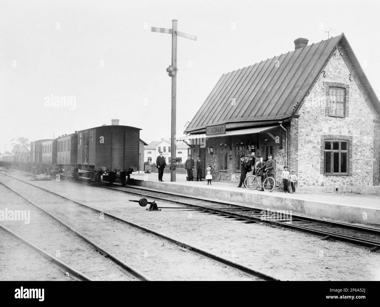 West Claimstorp - Tygelsjö Railway, KTJ, Klagshamn Station on the left ...