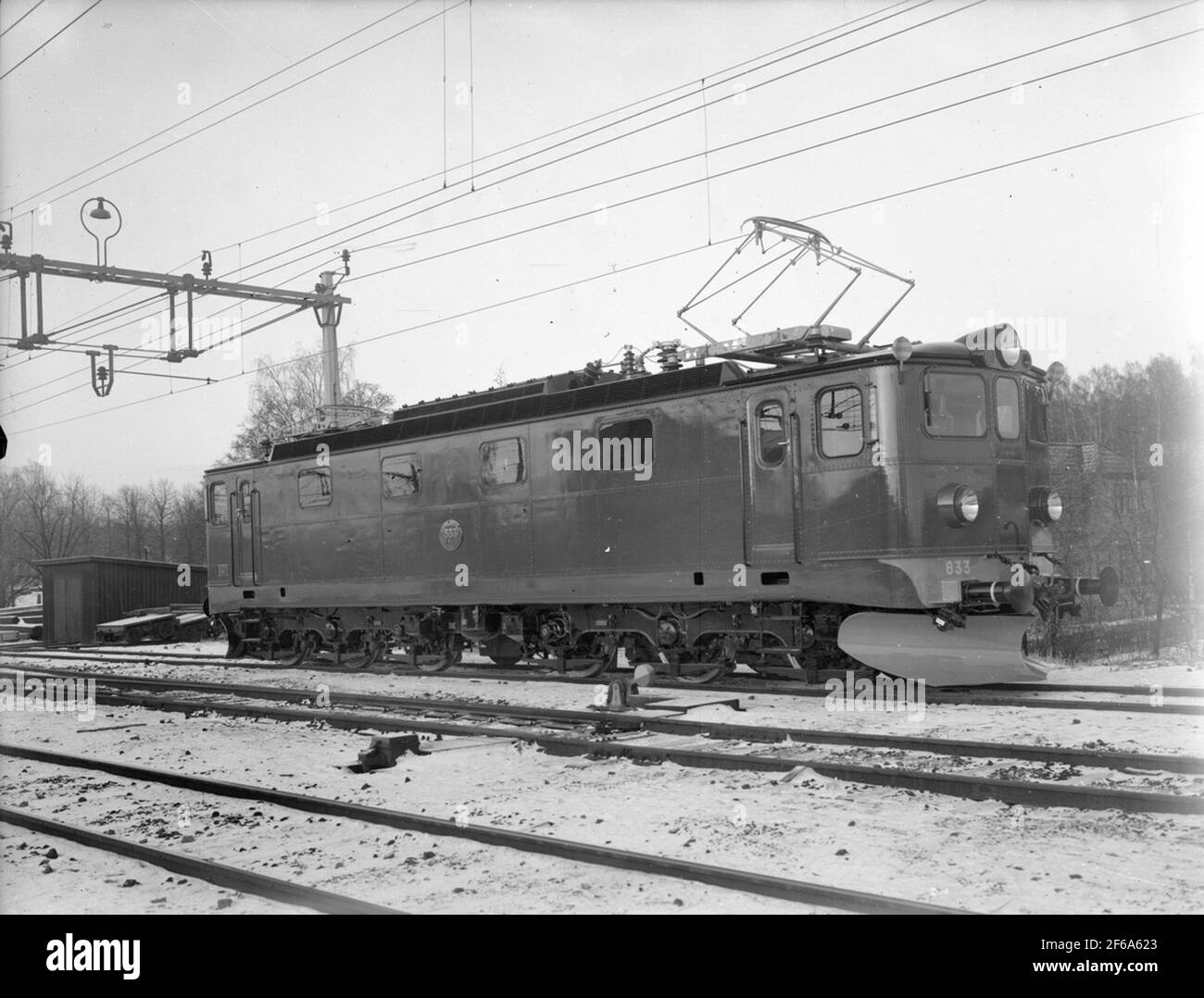 State Railways, SJ Ma 833. Trolley & Machine Factory ASJ Stock Photo ...