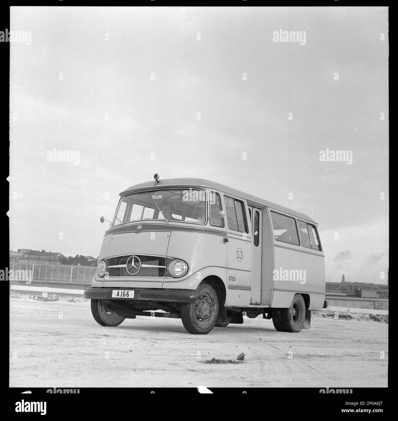 State Railways, SJ Mercedes bus, O 319D 2753 for 17 passengers Stock ...